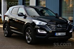 Melns Hyundai Santa Fe 2014 Rīga, ar dzinēja tilpumu 2.20 L un nobraukumu 250 tūkst. km par 12990 €, foto 5 vietnē AUTOMOTO.COM.LV