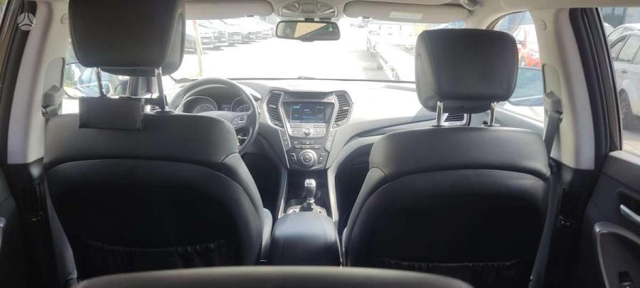 Melns Hyundai Santa Fe 2014 Kauņa, ar dzinēja tilpumu 2.20 L un nobraukumu 251 tūkst. km par 8600 €, foto 12 vietnē AUTOMOTO.COM.LV