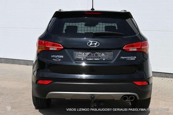 Melns Hyundai Santa Fe 2014 Kretinga, ar dzinēja tilpumu 2.19 L un nobraukumu 241 tūkst. km par 11999 €, foto 9 vietnē AUTOMOTO.COM.LV