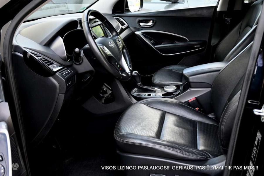 Melns Hyundai Santa Fe 2014 Kretinga, ar dzinēja tilpumu 2.19 L un nobraukumu 241 tūkst. km par 11999 €, foto 18 vietnē AUTOMOTO.COM.LV