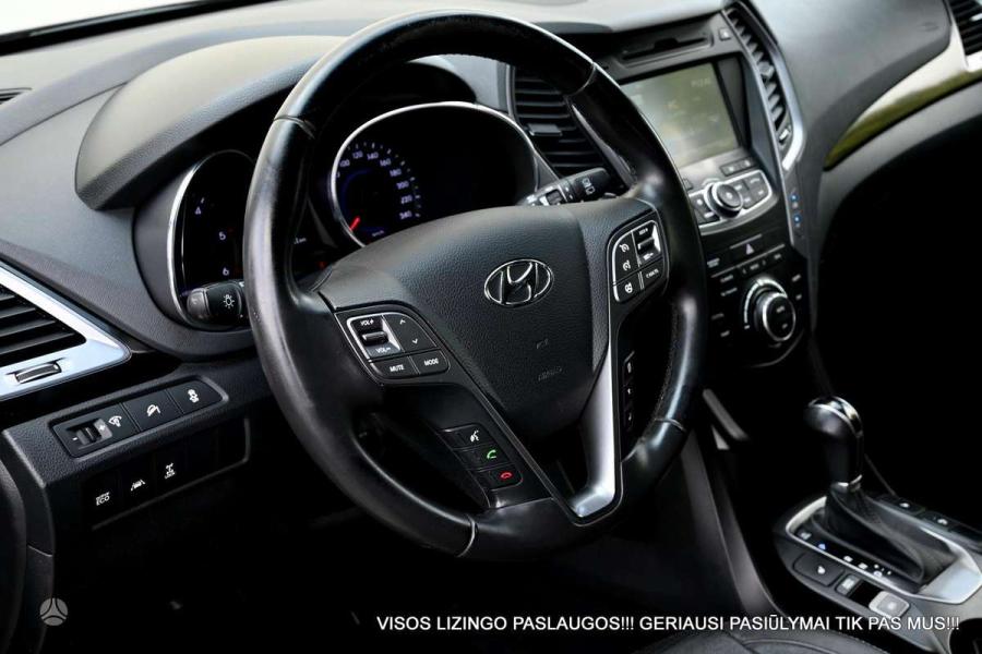 Melns Hyundai Santa Fe 2014 Kretinga, ar dzinēja tilpumu 2.19 L un nobraukumu 241 tūkst. km par 11999 €, foto 22 vietnē AUTOMOTO.COM.LV