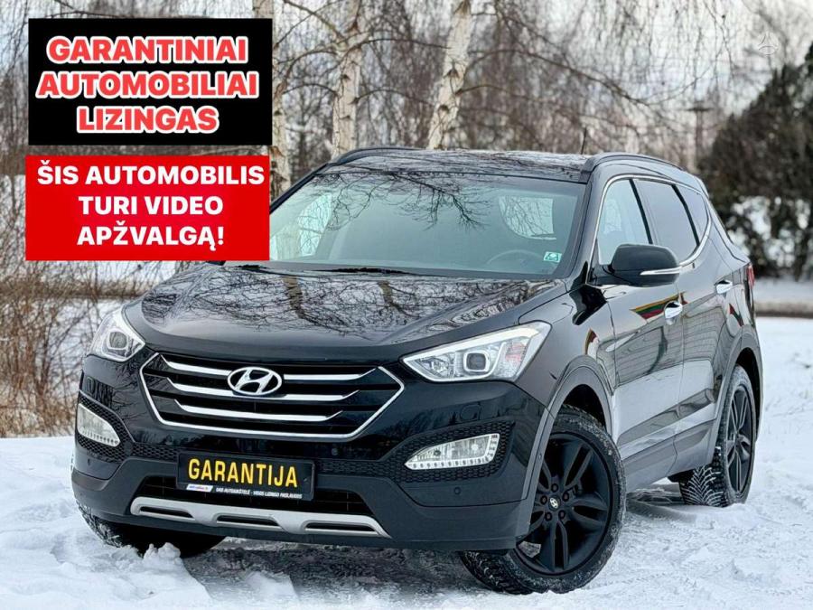 Melns Hyundai Santa Fe 2015 Šauļi, ar dzinēja tilpumu 2.20 L un nobraukumu 196 tūkst. km par 13750 €, foto 2 vietnē AUTOMOTO.COM.LV