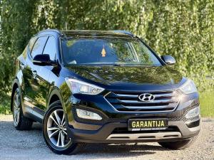 Black Hyundai Santa Fe 2015 in Siauliai, with an engine capacity of 2.20 L and mileage of 192 thousand km for 14999 €, photo  on AUTOMOTO.COM.LV