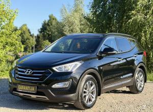 Black Hyundai Santa Fe 2015 in Siauliai, with an engine capacity of 2.20 L and mileage of 192 thousand km for 14999 €, photo 19 on AUTOMOTO.COM.LV
