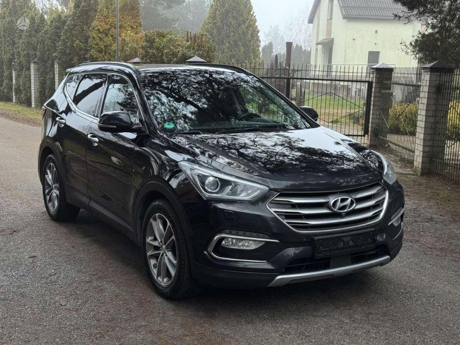 Melns Hyundai Santa Fe 2016 Viļņa, ar dzinēja tilpumu 2.20 L un nobraukumu 249 tūkst. km par 15500 €, foto 5 vietnē AUTOMOTO.COM.LV