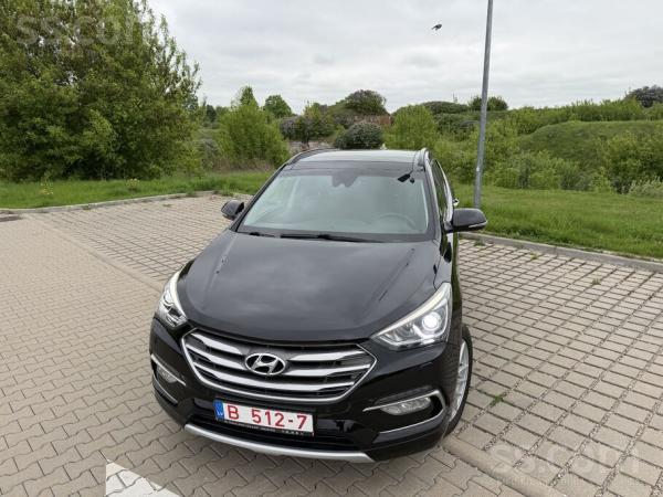 Melns Hyundai Santa Fe 2017 Daugavpils, ar dzinēja tilpumu 2.20 L un nobraukumu 241 tūkst. km par 14800 €, foto 6 vietnē AUTOMOTO.COM.LV