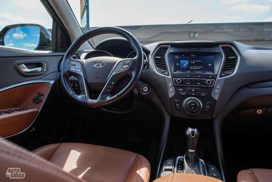 Melns Hyundai Santa Fe 2017 Kauņa, ar dzinēja tilpumu 2.20 L un nobraukumu 193 tūkst. km par 17350 €, foto 19 vietnē AUTOMOTO.COM.LV