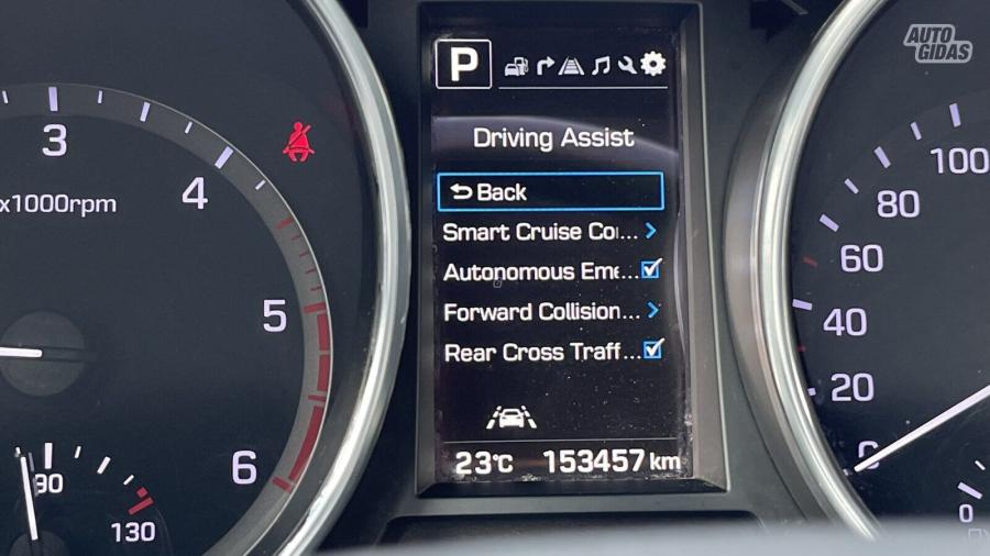 Melns Hyundai Santa Fe 2017 Marijampole, ar dzinēja tilpumu 2.20 L un nobraukumu 153 tūkst. km par 13200 €, foto 11 vietnē AUTOMOTO.COM.LV