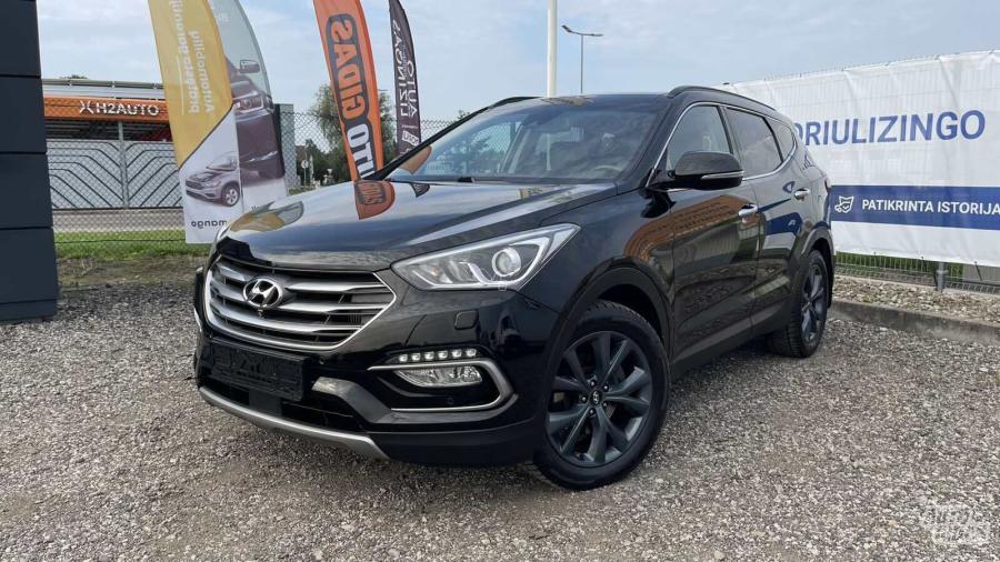 Melns Hyundai Santa Fe 2017 Marijampole, ar dzinēja tilpumu 2.20 L un nobraukumu 153 tūkst. km par 13200 €, foto 12 vietnē AUTOMOTO.COM.LV