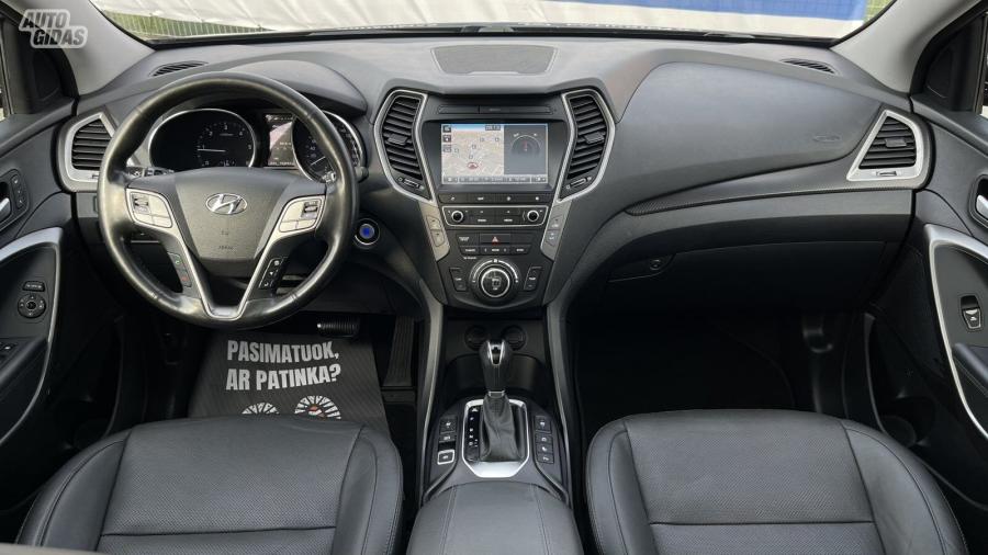 Melns Hyundai Santa Fe 2017 Marijampole, ar dzinēja tilpumu 2.20 L un nobraukumu 153 tūkst. km par 13200 €, foto 15 vietnē AUTOMOTO.COM.LV