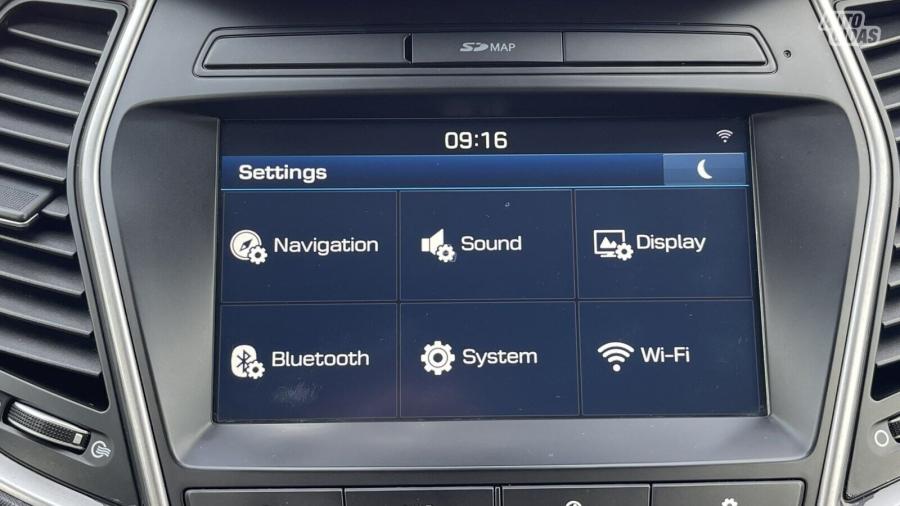 Melns Hyundai Santa Fe 2017 Marijampole, ar dzinēja tilpumu 2.20 L un nobraukumu 153 tūkst. km par 13200 €, foto 26 vietnē AUTOMOTO.COM.LV