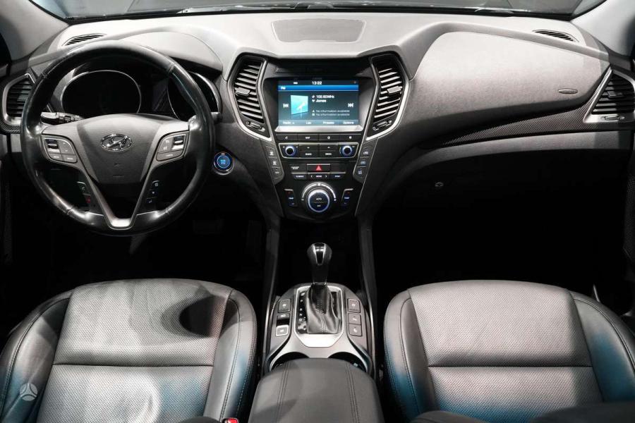 Melns Hyundai Santa Fe 2018 Viļņa, ar dzinēja tilpumu 2.20 L un nobraukumu 170 tūkst. km par 14900 €, foto 10 vietnē AUTOMOTO.COM.LV
