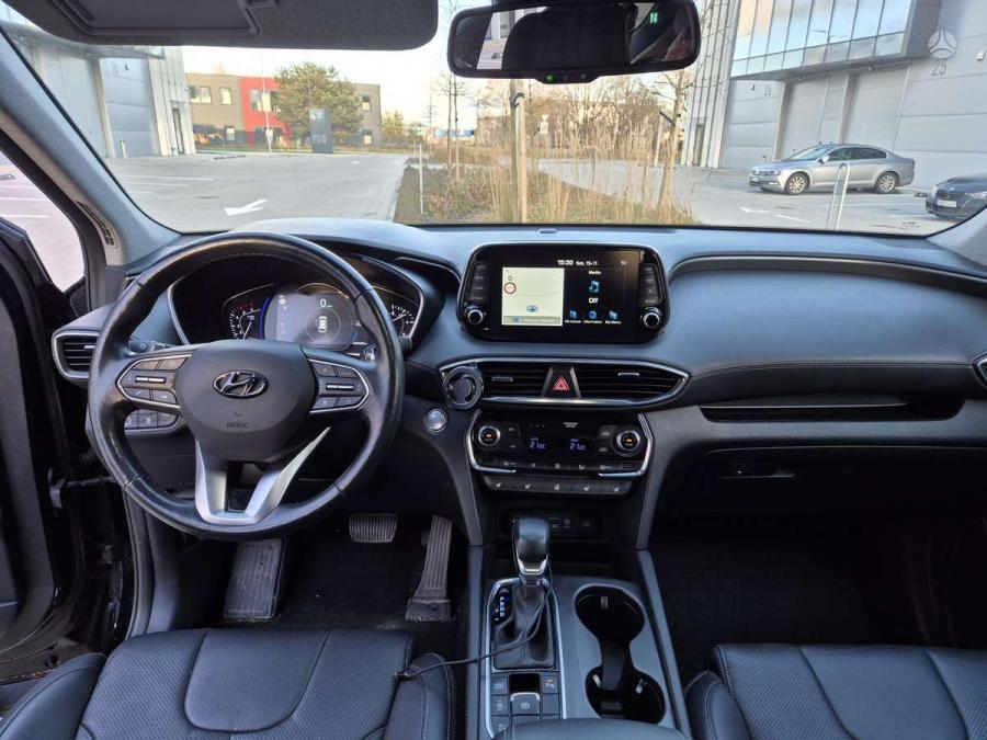 Melns Hyundai Santa Fe 2019 Viļņa, ar dzinēja tilpumu 2.20 L un nobraukumu 109 tūkst. km par 21700 €, foto 10 vietnē AUTOMOTO.COM.LV