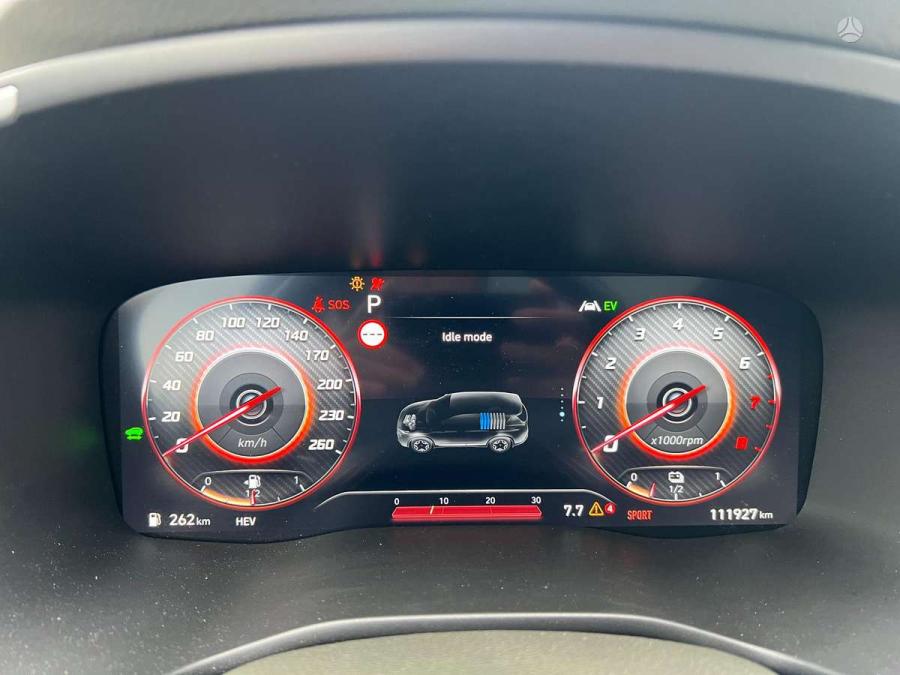 Black Hyundai Santa Fe 2022 in Kaunas, with an engine capacity of 1.60 L and mileage of 111 thousand km for 16800 €, photo 41 on AUTOMOTO.COM.LV