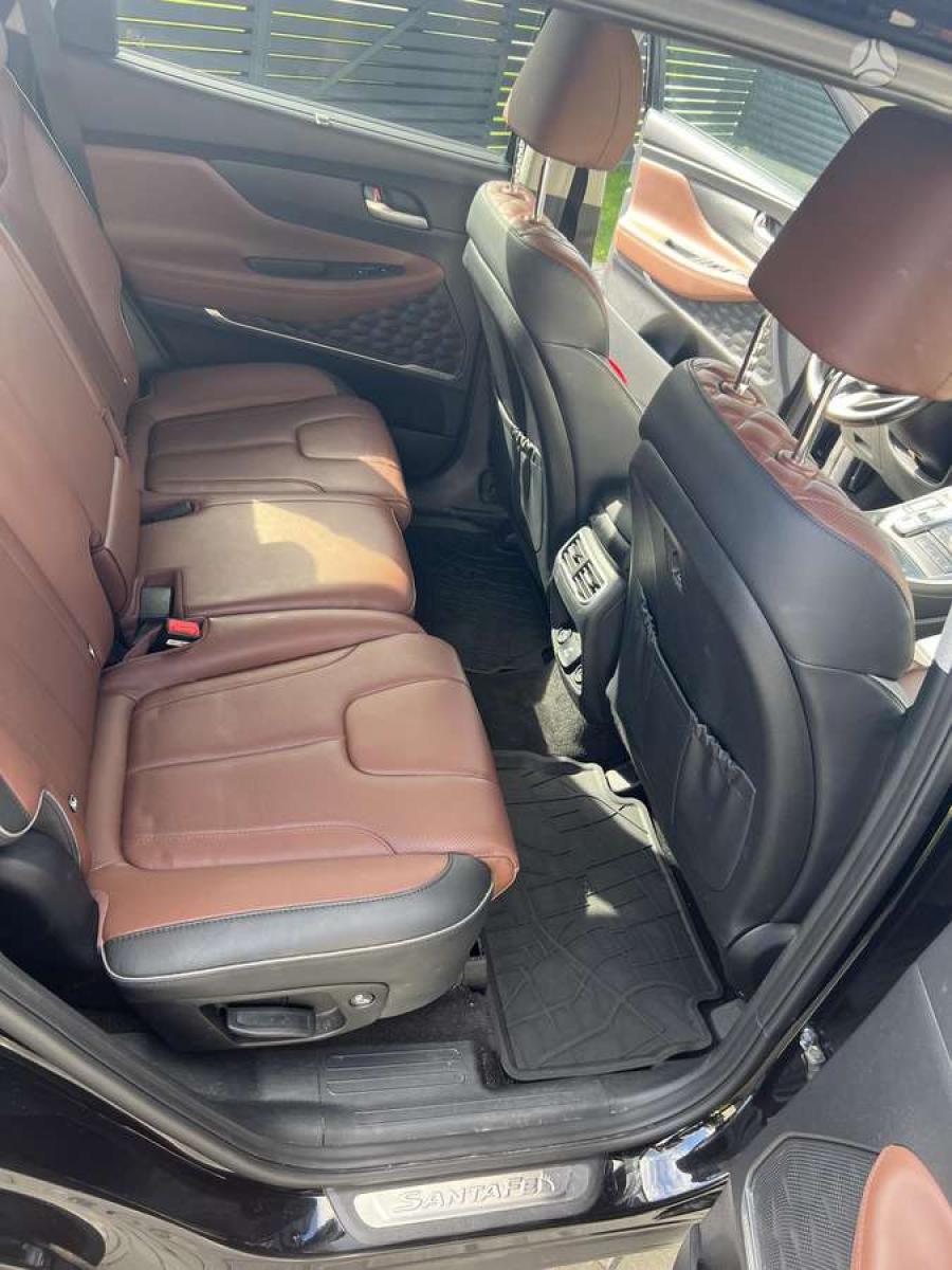 Melns Hyundai Santa Fe 2022 Kauņa, ar dzinēja tilpumu 1.60 L un nobraukumu 53 tūkst. km par 31900 €, foto 12 vietnē AUTOMOTO.COM.LV