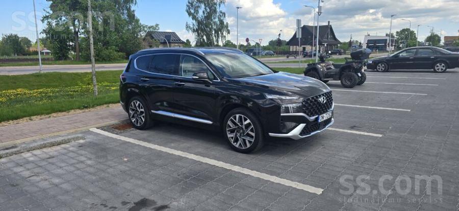 Melns Hyundai Santa Fe 2023 Jelgava, ar dzinēja tilpumu 2.20 L un nobraukumu 105 tūkst. km par 33000 €, foto 4 vietnē AUTOMOTO.COM.LV