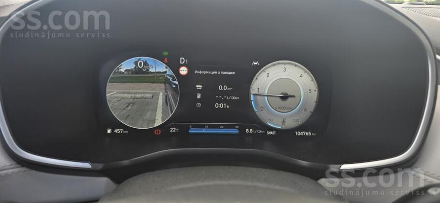 Melns Hyundai Santa Fe 2023 Jelgava, ar dzinēja tilpumu 2.20 L un nobraukumu 105 tūkst. km par 33000 €, foto 10 vietnē AUTOMOTO.COM.LV