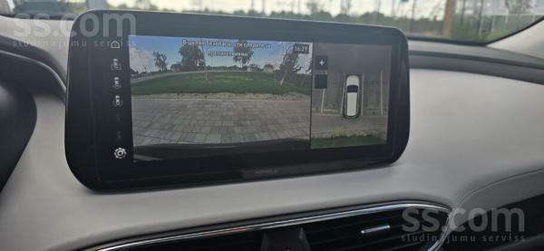 Black Hyundai Santa Fe 2023 in Jelgava, with an engine capacity of 2.20 L and mileage of 105 thousand km for 33000 €, photo 10 on AUTOMOTO.COM.LV
