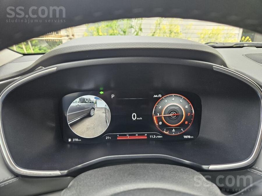 Melns Hyundai Santa Fe 2023 Rīga, ar dzinēja tilpumu 2.50 L un nobraukumu 22 tūkst. km par 34500 €, foto 6 vietnē AUTOMOTO.COM.LV