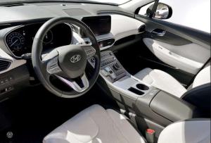 Melns Hyundai Santa Fe 2024 Viļņa, ar dzinēja tilpumu 1.60 L un nobraukumu 39 tūkst. km par 45520 €, foto 7 vietnē AUTOMOTO.COM.LV