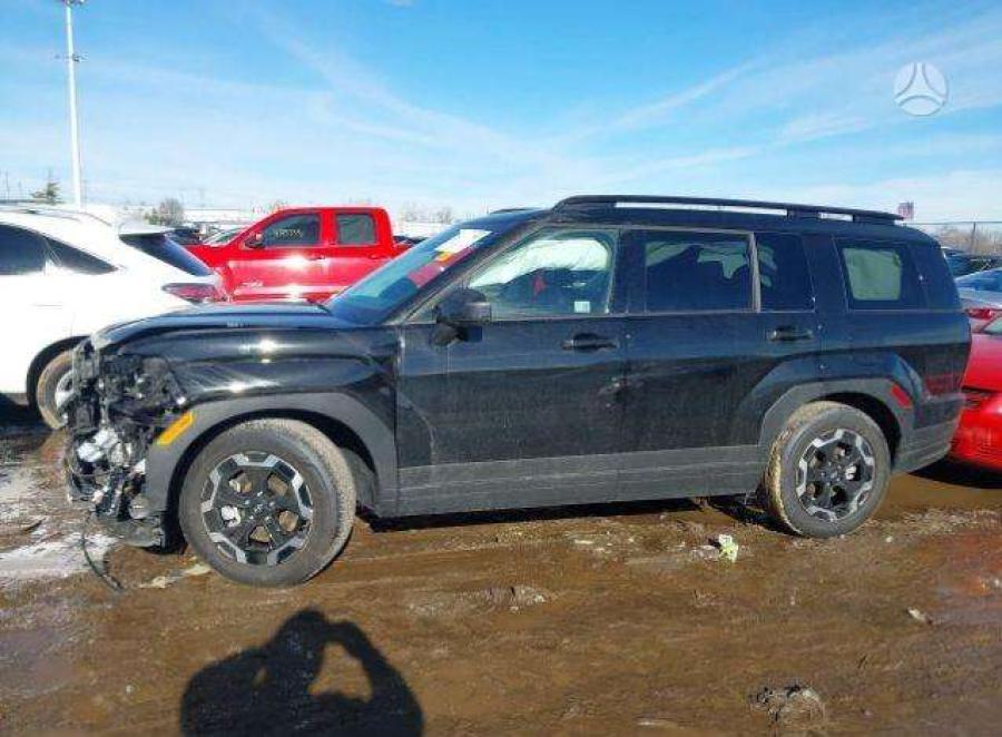 Black Hyundai Santa Fe 2025 in Klaipeda, with an engine capacity of 2.50 L and mileage of 20 thousand km for 23958 €, photo 10 on AUTOMOTO.COM.LV