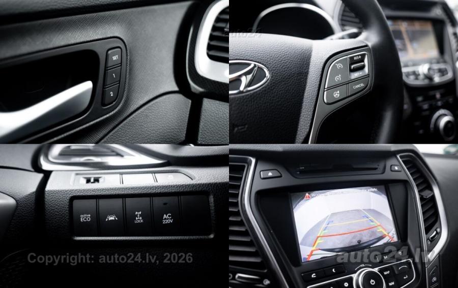 Melns Hyundai Santa Fe 2015 Tallina, ar dzinēja tilpumu 2.20 L un nobraukumu 191 tūkst. km par 14999 €, foto 16 vietnē AUTOMOTO.COM.LV