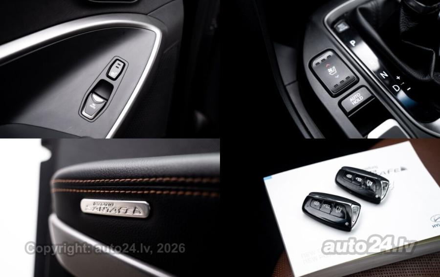 Melns Hyundai Santa Fe 2015 Tallina, ar dzinēja tilpumu 2.20 L un nobraukumu 191 tūkst. km par 14999 €, foto 17 vietnē AUTOMOTO.COM.LV