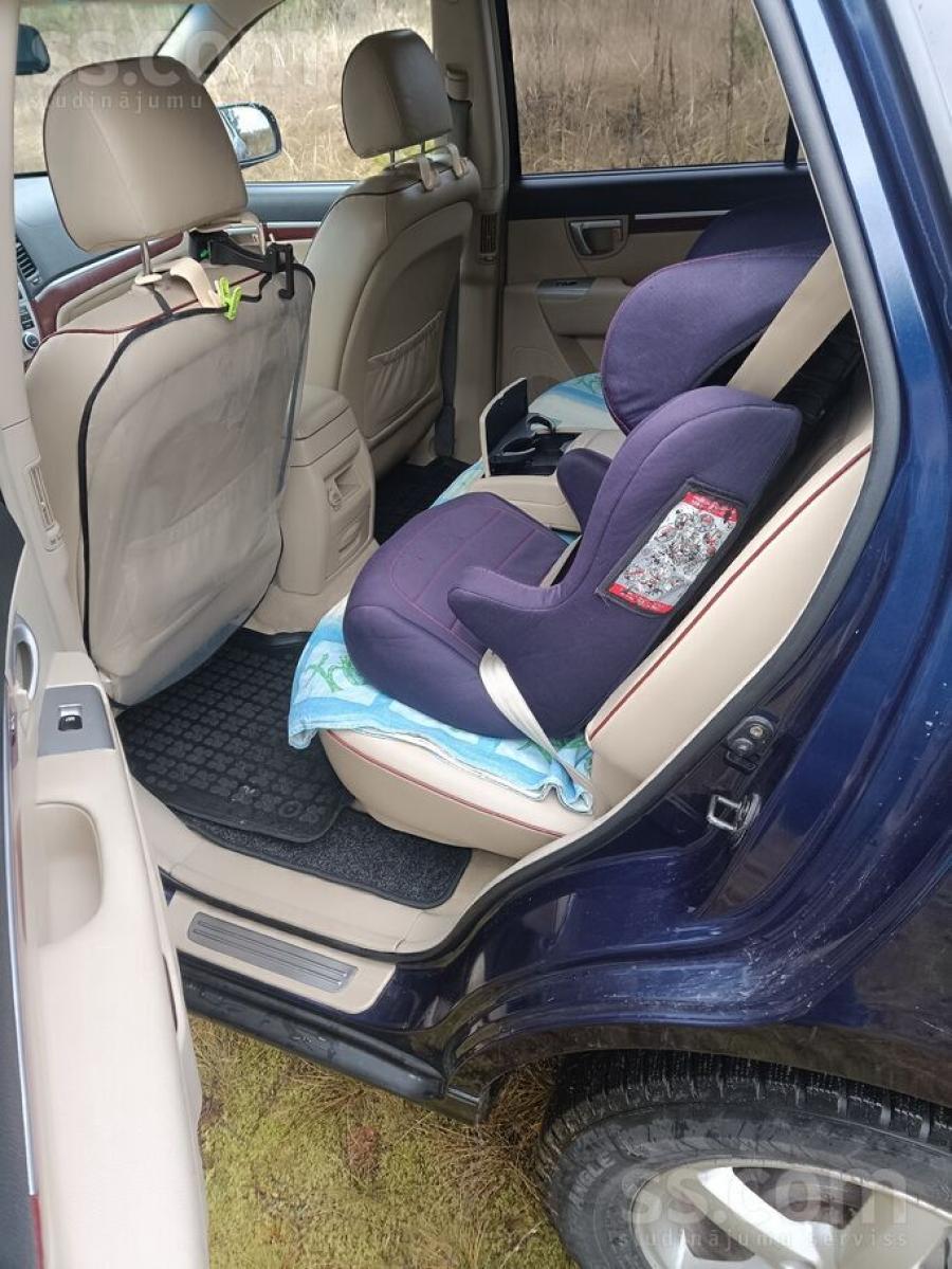 Blue Hyundai Santa Fe 2006 in Daugavpils, with an engine capacity of 2.20 L and mileage of 191 thousand km for 4900 €, photo 14 on AUTOMOTO.COM.LV