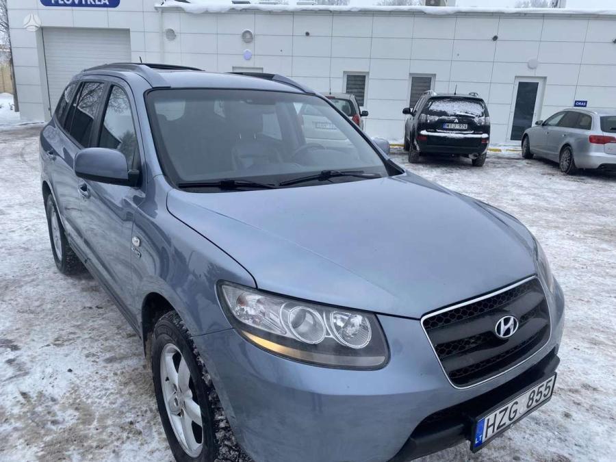 Zils Hyundai Santa Fe 2007 Kelmė, ar dzinēja tilpumu 2.19 L un nobraukumu 240 tūkst. km par 3700 €, foto 4 vietnē AUTOMOTO.COM.LV