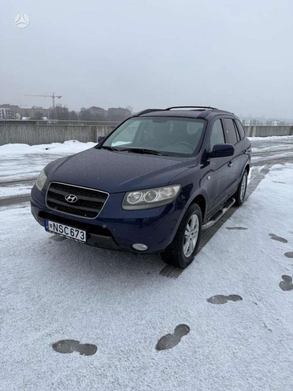 Zils Hyundai Santa Fe 2007 Viļņa, ar dzinēja tilpumu 2.19 L un nobraukumu 260 tūkst. km par 2600 €, foto 6 vietnē AUTOMOTO.COM.LV