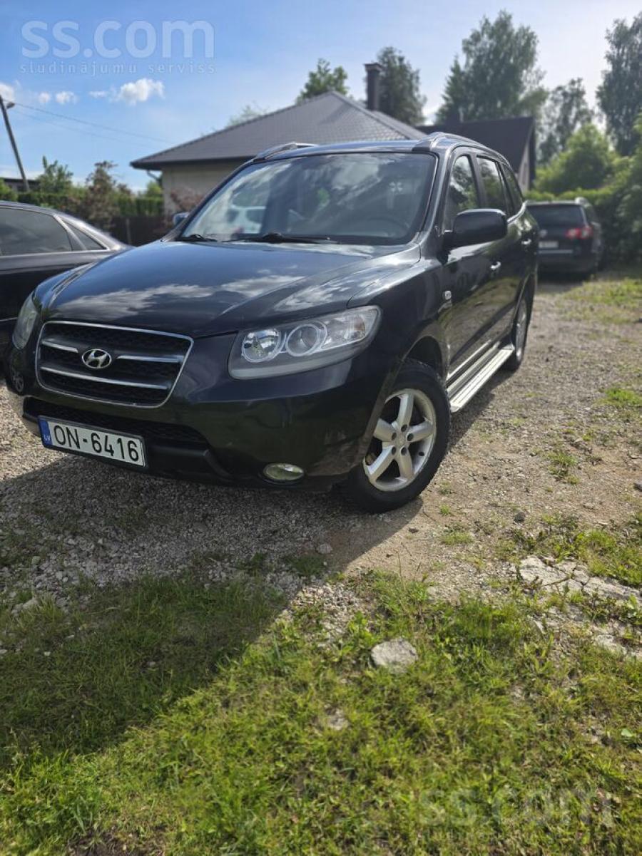 Blue Hyundai Santa Fe 2007 in Riga, with an engine capacity of 2.70 L and mileage of 0 thousand km for 2250 €, photo 1 on AUTOMOTO.COM.LV