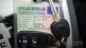 Синий Хендай Санта Фе 2007 в Даугавпилс, объемом двигателя 2.20 л и пробегом 0 тыс. км за 2250 €, фото 14 на AUTOMOTO.COM.LV