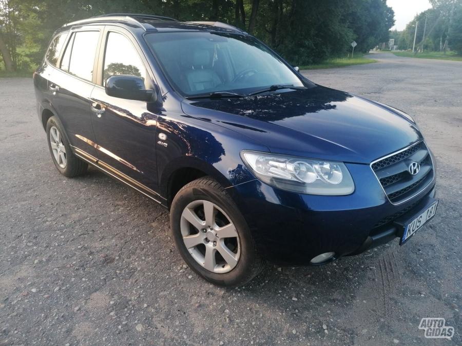 Zils Hyundai Santa Fe 2007 Molėtai, ar dzinēja tilpumu 2.20 L un nobraukumu 247 tūkst. km par 2950 €, foto 4 vietnē AUTOMOTO.COM.LV