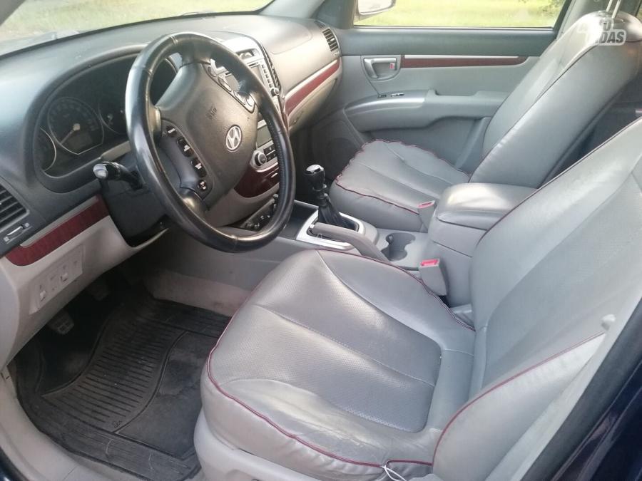 Zils Hyundai Santa Fe 2007 Molėtai, ar dzinēja tilpumu 2.20 L un nobraukumu 247 tūkst. km par 2950 €, foto 10 vietnē AUTOMOTO.COM.LV