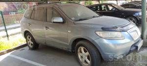 Blue Hyundai Santa Fe 2007 in Riga, with an engine capacity of 2.20 L and mileage of 278 thousand km for 790 €, photo 6 on AUTOMOTO.COM.LV