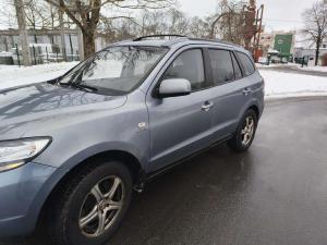 Blue Hyundai Santa Fe 2008 in Siauliai, with an engine capacity of 2.19 L and mileage of 317 thousand km for 3950 €, photo  on AUTOMOTO.COM.LV