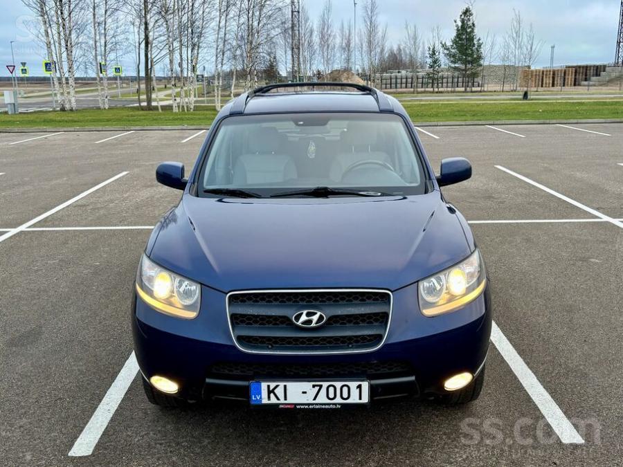 Zils Hyundai Santa Fe 2010 Liepāja, ar dzinēja tilpumu 2.20 L un nobraukumu 230 tūkst. km par 5800 €, foto 7 vietnē AUTOMOTO.COM.LV