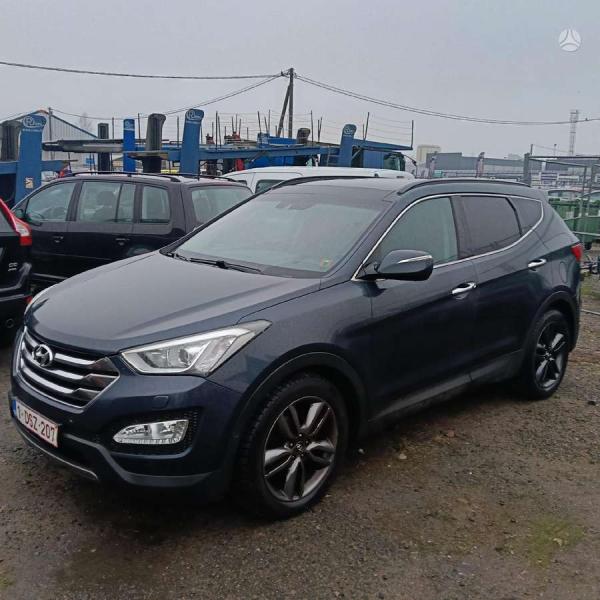 Zils Hyundai Santa Fe 2013 Kauņa, ar dzinēja tilpumu 2.20 L un nobraukumu 265 tūkst. km par 8900 €, foto 2 vietnē AUTOMOTO.COM.LV