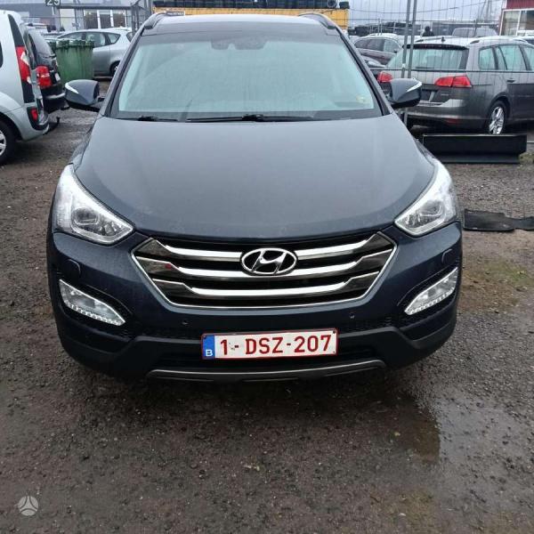 Zils Hyundai Santa Fe 2013 Kauņa, ar dzinēja tilpumu 2.20 L un nobraukumu 265 tūkst. km par 8900 €, foto 3 vietnē AUTOMOTO.COM.LV