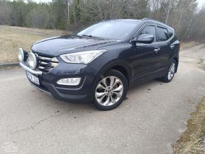 Zils Hyundai Santa Fe 2013 Visaginas, ar dzinēja tilpumu 2.20 L un nobraukumu 230 tūkst. km par 10700 €, foto  vietnē AUTOMOTO.COM.LV