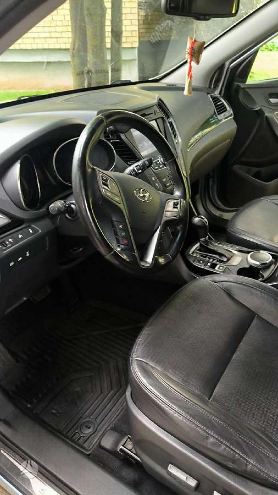 Zils Hyundai Santa Fe 2013 Kauņa, ar dzinēja tilpumu 2.20 L un nobraukumu 300 tūkst. km par 9500 €, foto 6 vietnē AUTOMOTO.COM.LV