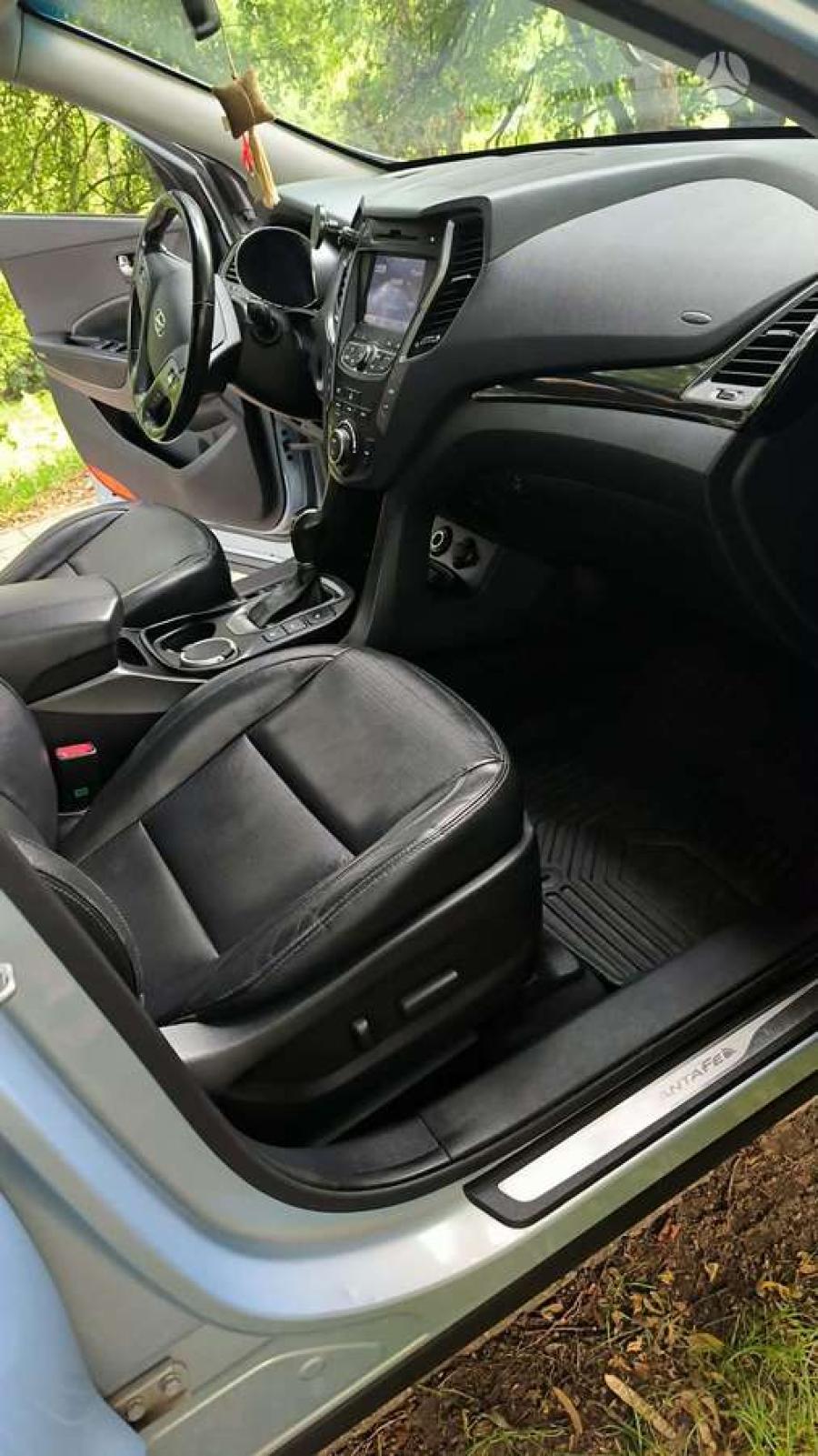 Zils Hyundai Santa Fe 2013 Kauņa, ar dzinēja tilpumu 2.20 L un nobraukumu 300 tūkst. km par 9500 €, foto 7 vietnē AUTOMOTO.COM.LV