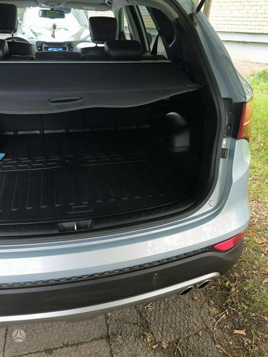 Zils Hyundai Santa Fe 2013 Kauņa, ar dzinēja tilpumu 2.20 L un nobraukumu 300 tūkst. km par 9500 €, foto 10 vietnē AUTOMOTO.COM.LV