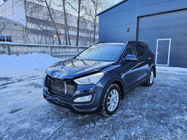 Zils Hyundai Santa Fe 2016 Kauņa, ar dzinēja tilpumu 2.20 L un nobraukumu 261 tūkst. km par 6600 €, foto 3 vietnē AUTOMOTO.COM.LV
