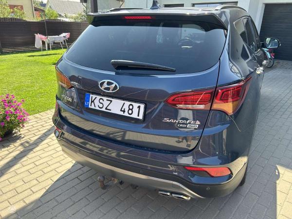 Zils Hyundai Santa Fe 2017 Viļņa, ar dzinēja tilpumu 2.20 L un nobraukumu 272 tūkst. km par 13999 €, foto 8 vietnē AUTOMOTO.COM.LV