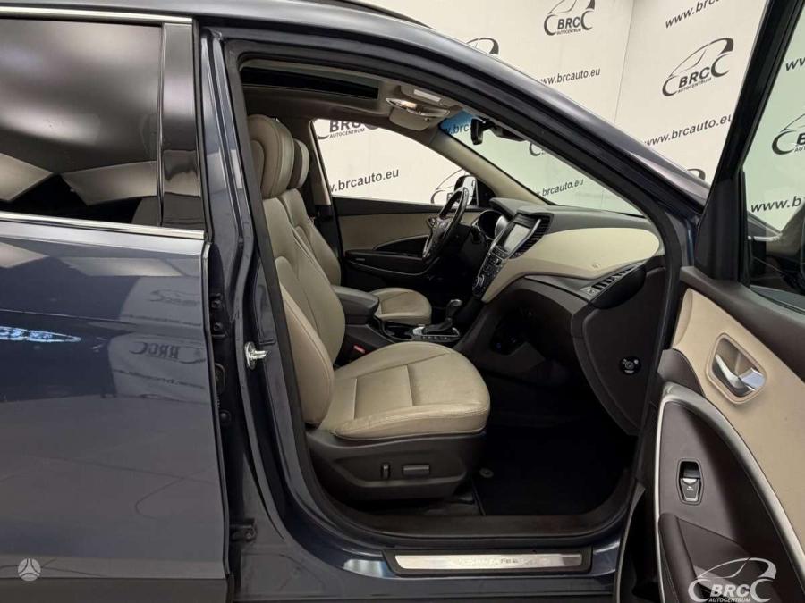 Zils Hyundai Santa Fe 2018 Viļņa, ar dzinēja tilpumu 2.20 L un nobraukumu 101 tūkst. km par 15900 €, foto 6 vietnē AUTOMOTO.COM.LV