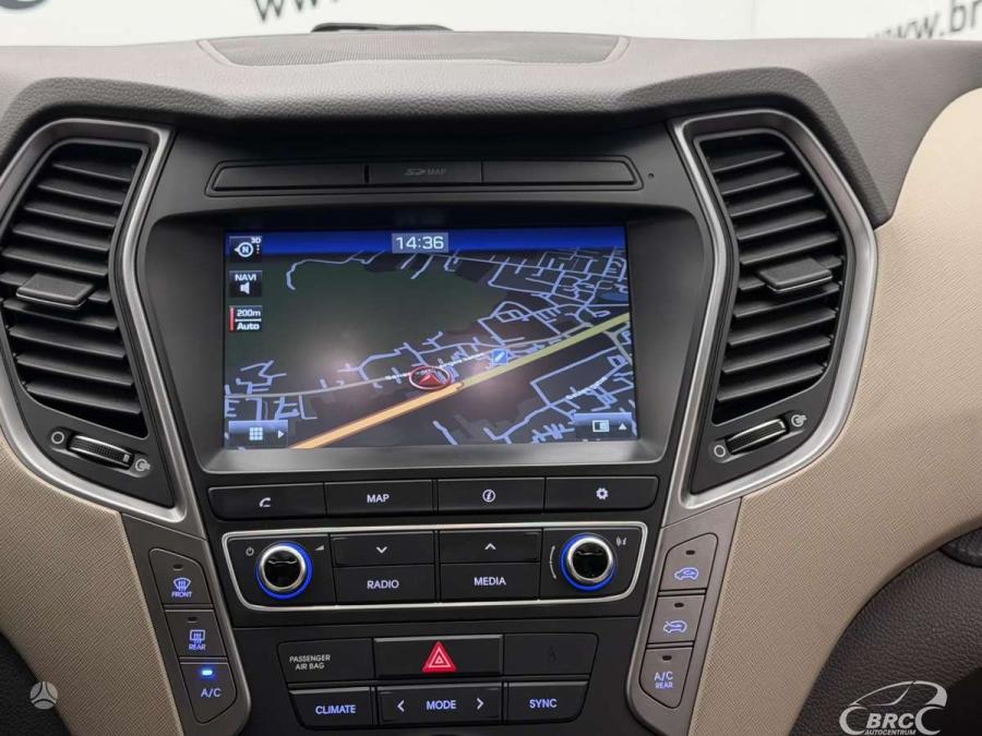 Zils Hyundai Santa Fe 2018 Viļņa, ar dzinēja tilpumu 2.20 L un nobraukumu 101 tūkst. km par 15900 €, foto 23 vietnē AUTOMOTO.COM.LV