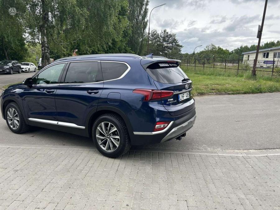 Zils Hyundai Santa Fe 2019 Viļņa, ar dzinēja tilpumu 2.00 L un nobraukumu 130 tūkst. km par 18500 €, foto 8 vietnē AUTOMOTO.COM.LV