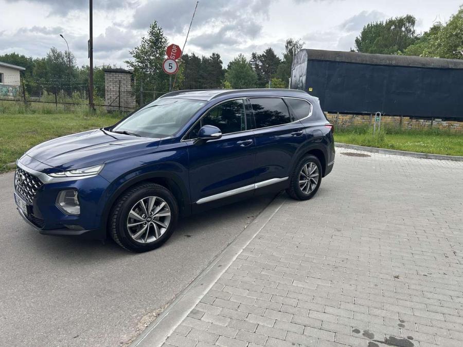 Zils Hyundai Santa Fe 2019 Viļņa, ar dzinēja tilpumu 2.00 L un nobraukumu 130 tūkst. km par 18500 €, foto 10 vietnē AUTOMOTO.COM.LV