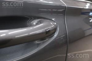 Blue Hyundai Santa Fe 2021 in Riga, with an engine capacity of 1.60 L and mileage of 60 thousand km for 30990 €, photo 8 on AUTOMOTO.COM.LV